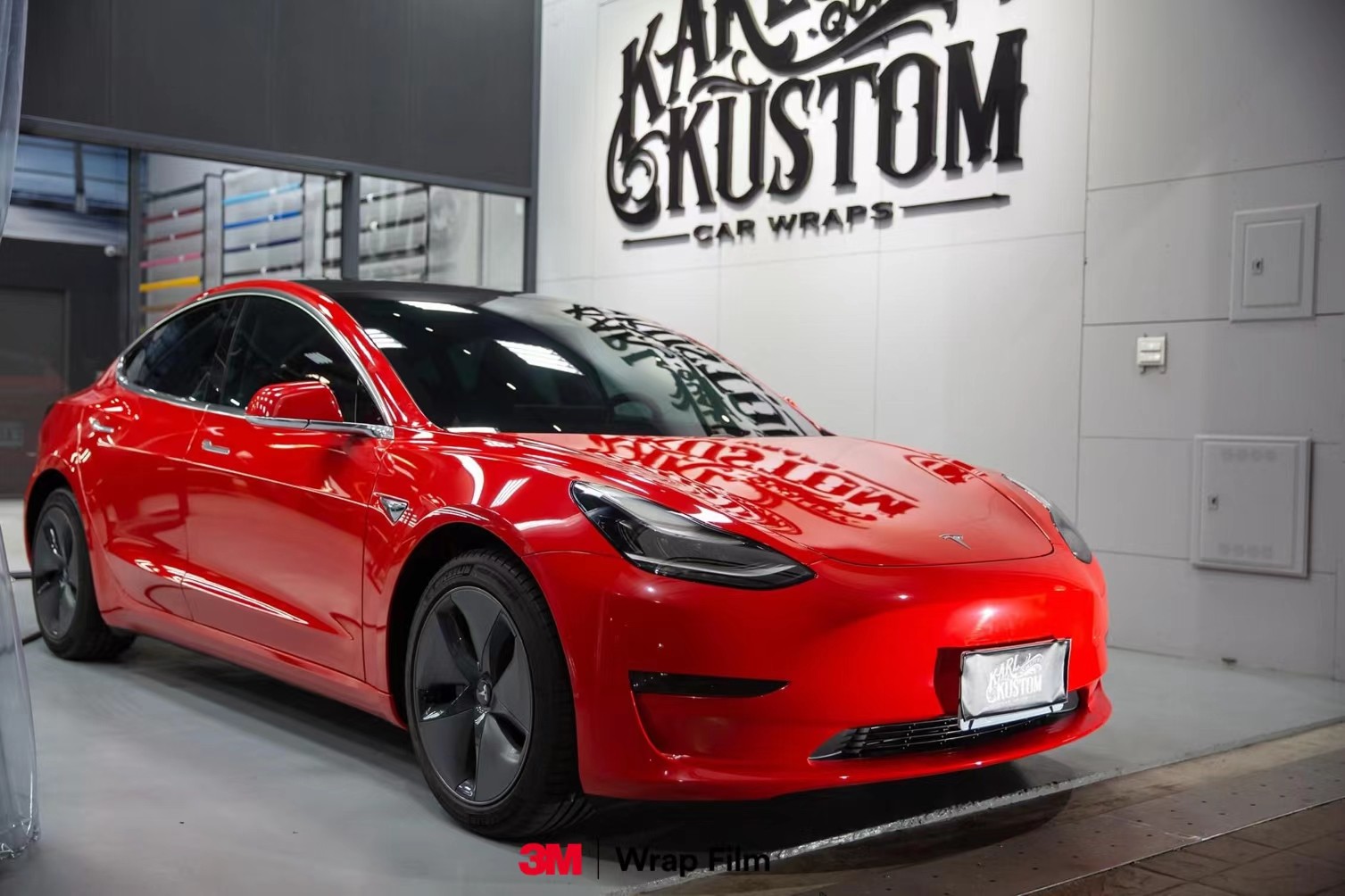 3M Wrap Film 2080-G13 Gloss Hot Rod Red - G2Technik