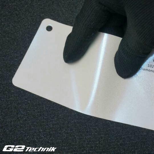 Diamond Blue White Vinyl Color Wrap Film - G2Technik