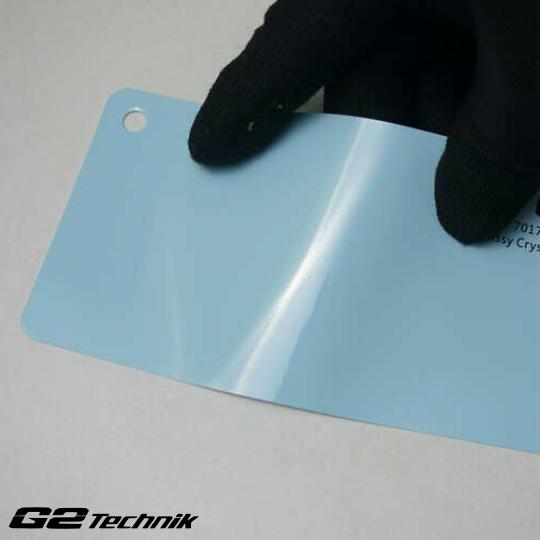 Gloss Crystal Ice Blue Vinyl Color Wrap Film - G2Technik