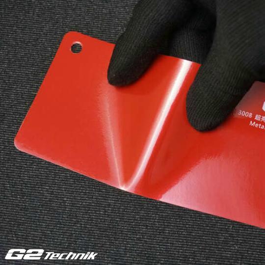 Gloss Metallic Red Vinyl Color Wrap Film - G2Technik
